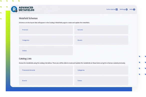 Advanced Metafields Ecommerce App